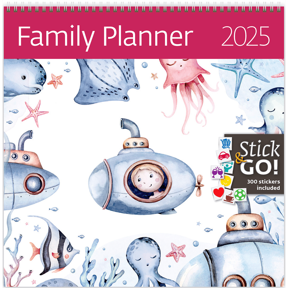 30x60 Family planner 2025 - dekalender.shop