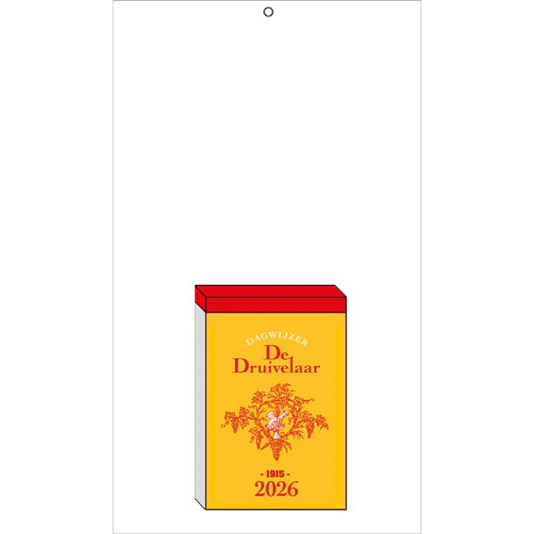 Scheurkalender 2026, De Druivelaar, Huisvriend - dekalender.shop